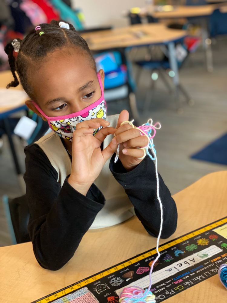 Fabric in First Grade – Impact Public Schools